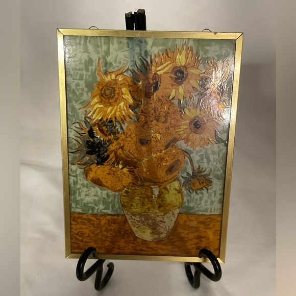 unknown | Art | Vincent Van Gogh Sunflowers Stained Glass Window Decor ...
